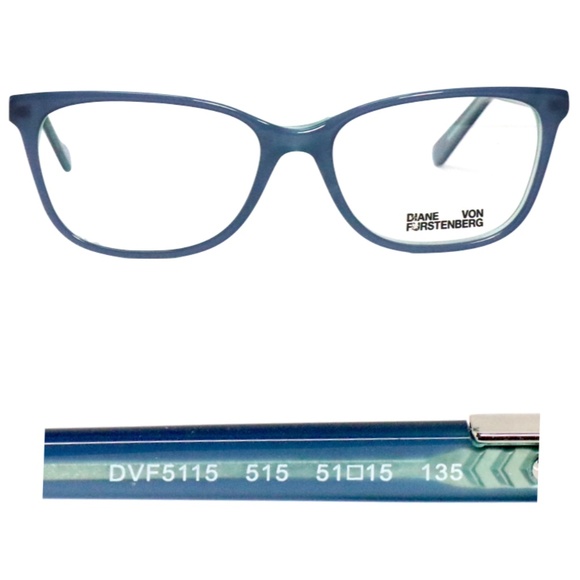 Diane Von Furstenberg | Accessories | Dvf Blue Eyeglass Frames Style ...
